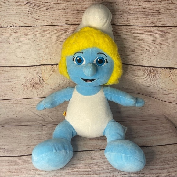 Build-A-Bear | Toys | 23 Build A Bear Smurfette Smurf Movie Girl Plush ...